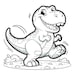 20 Dinosaur Coloring Pages, 20 Dino Packs, Cool Dinosaur Coloring Pack ...