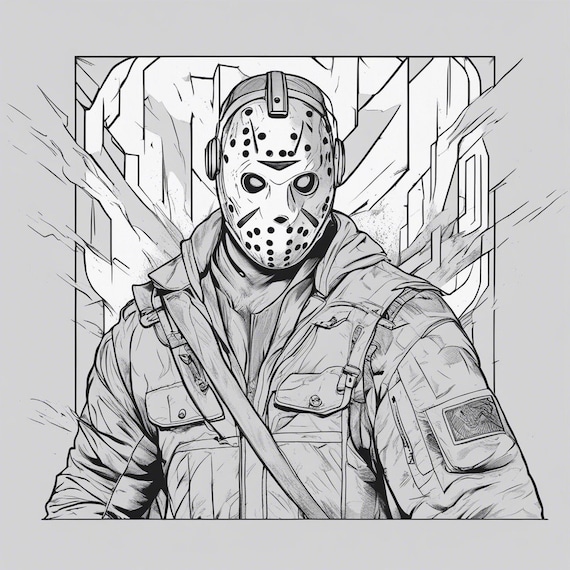 Jason Coloring Pages