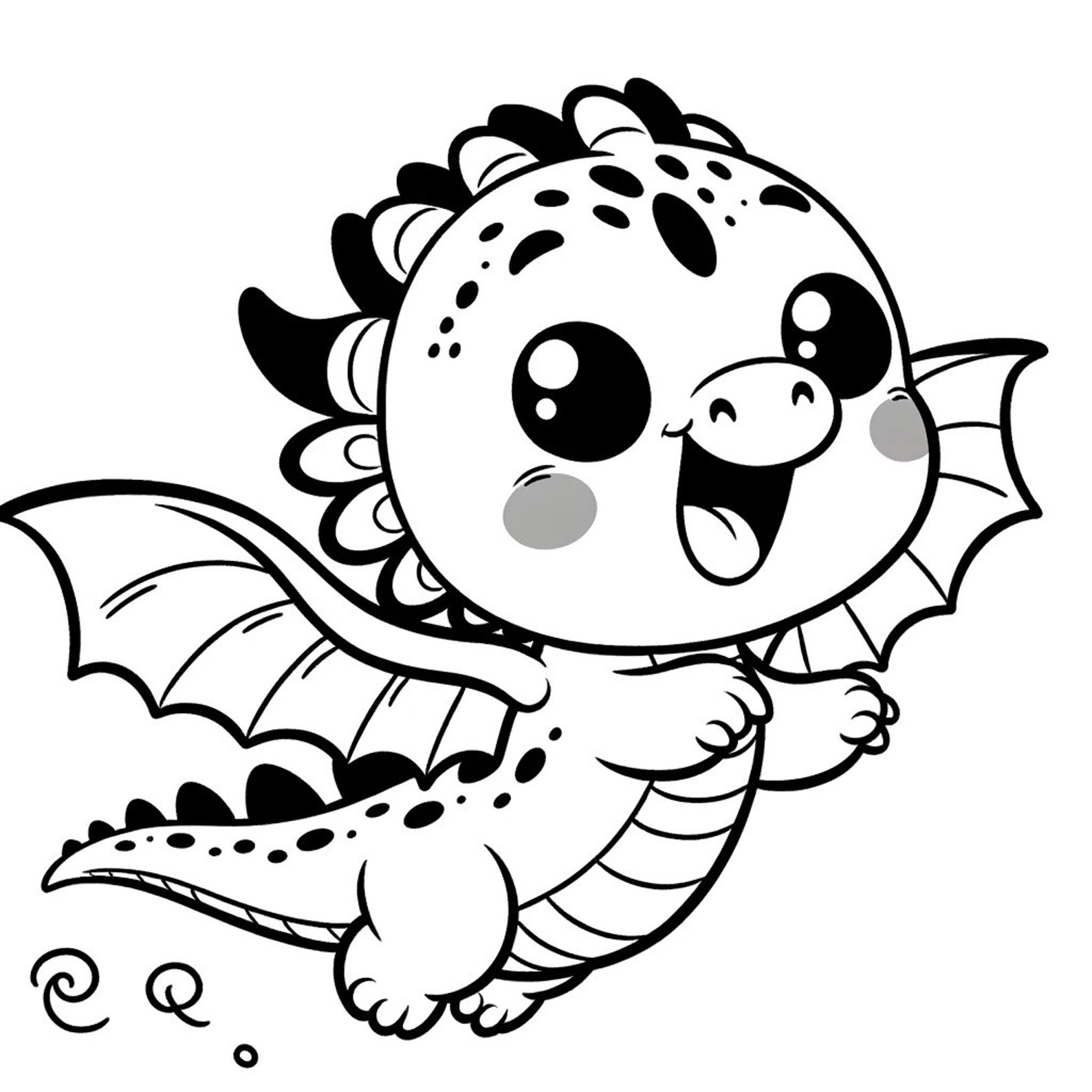 5 Baby Dragon Coloring Pages, Fantasy Dragon Coloring Pages, Cute Baby ...
