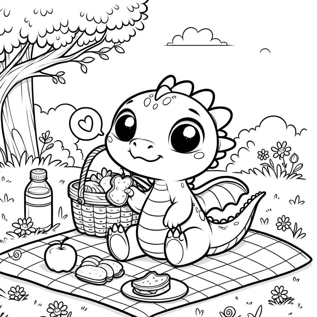 25 Baby Dragon Coloring Pages, Fantasy Dragon Coloring Pages, Cute Baby ...