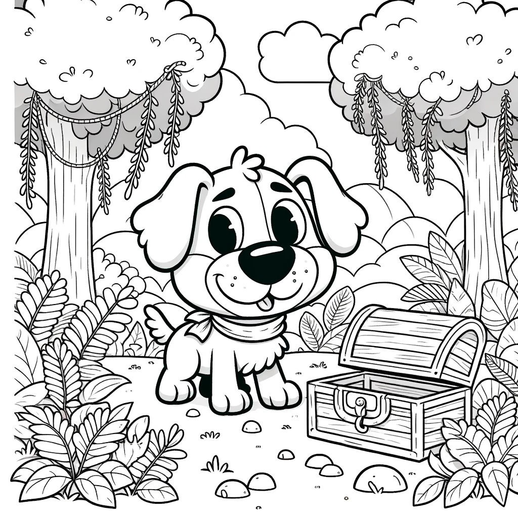 20 Cute Dog Coloring Pages, Dog Coloring, Cute Kids Dog Coloring, Puppy ...
