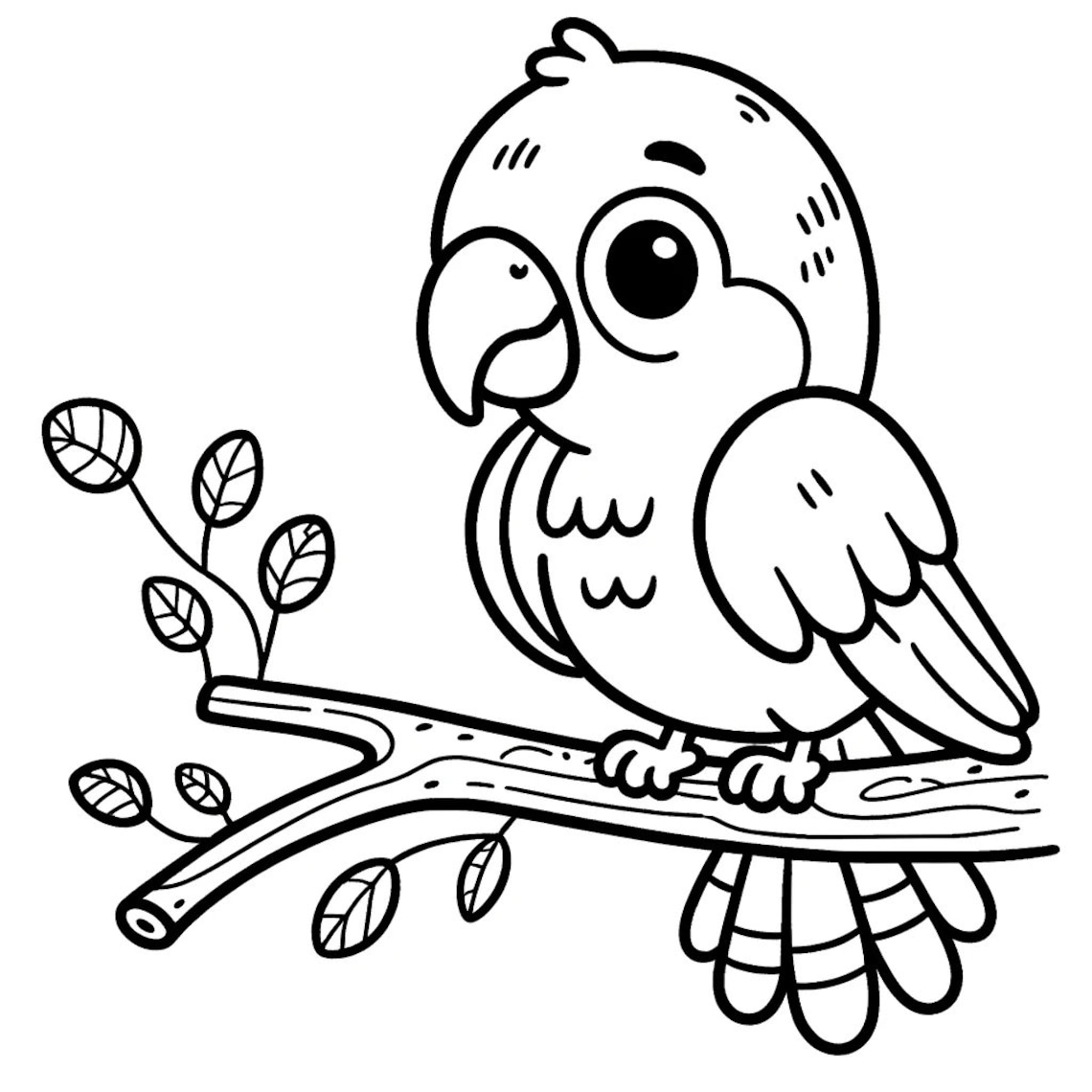 15 Parrot Coloring Pages, Cute Parrot Coloring, Parrot, Bird, Bird ...