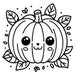 5 Cute Halloween Theme Coloring Pages, Halloween Coloring, Pumpkin ...