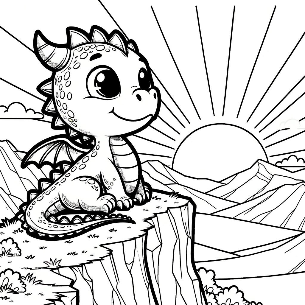 Draken Kleurplaat Tekeningen Printen Kleurplaten Draak Makkelijk ...