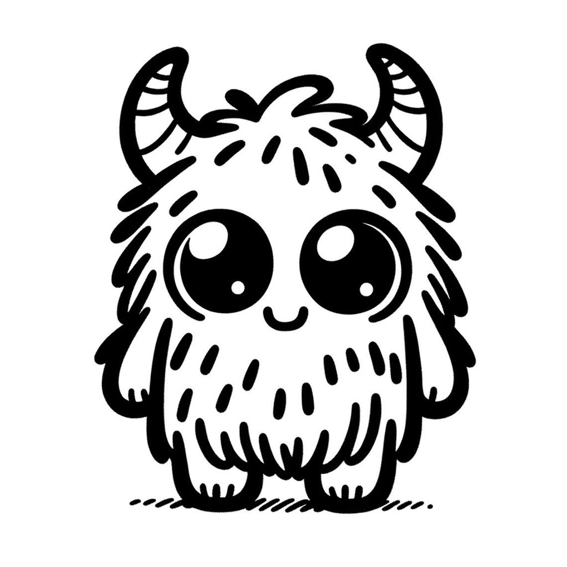 20 Cute Monster Coloring Pages, Monster Coloring Pages, Cute Monster ...
