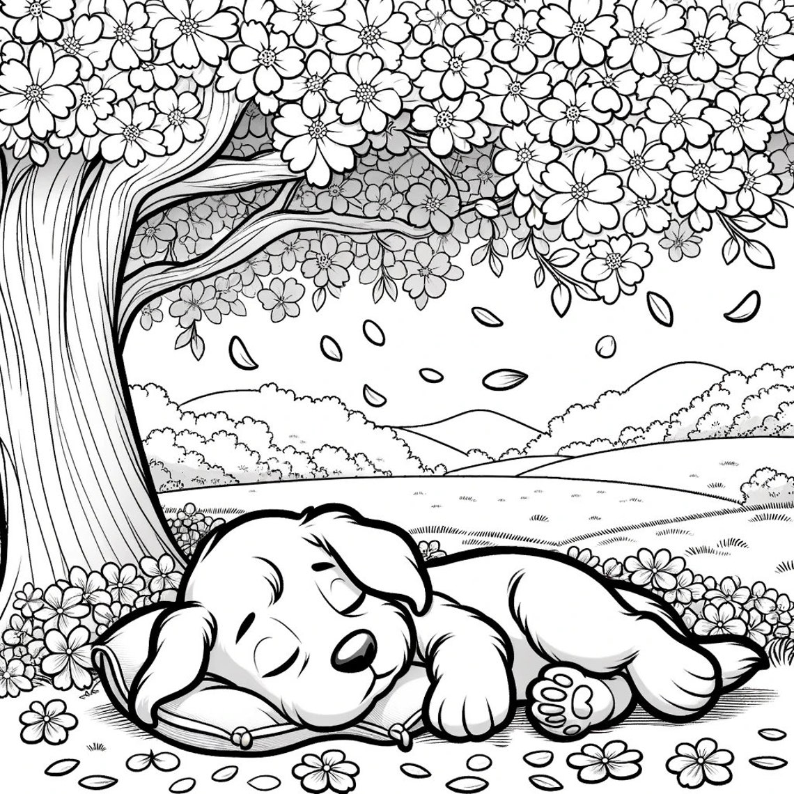 30 Cute Dog Coloring Pages, Dog Coloring, Cute Kids Dog Coloring, Puppy ...