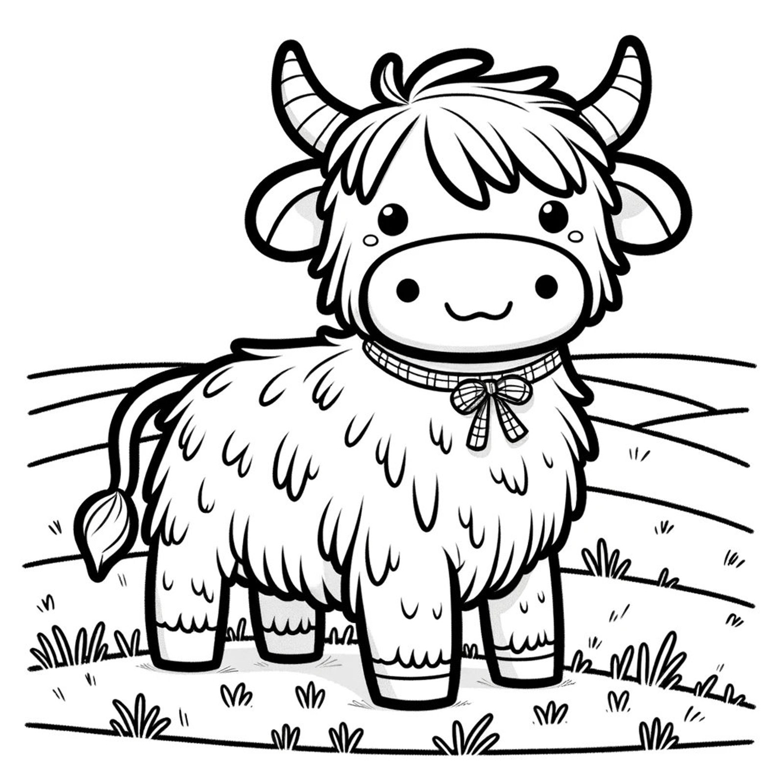 20 Highland Cow Coloring Pages, Cow Coloring Pages, Highland Cows, Cute ...
