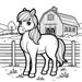 5 Horse Coloring Pages, Instant Download, Set of 5 Adult & Kids ...