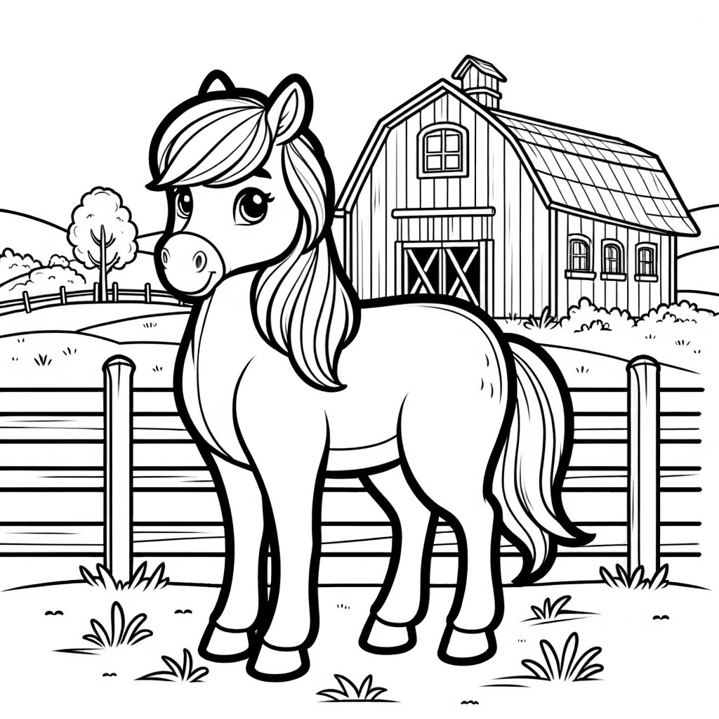 5 Horse Coloring Pages, Instant Download, Set of 5 Adult & Kids ...