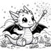 25 Baby Dragon Coloring Pages, Fantasy Dragon Coloring Pages, Cute Baby ...