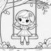 20 Cute Girl Coloring Pages, Cute Lady, Kids Coloring, Female Coloring ...