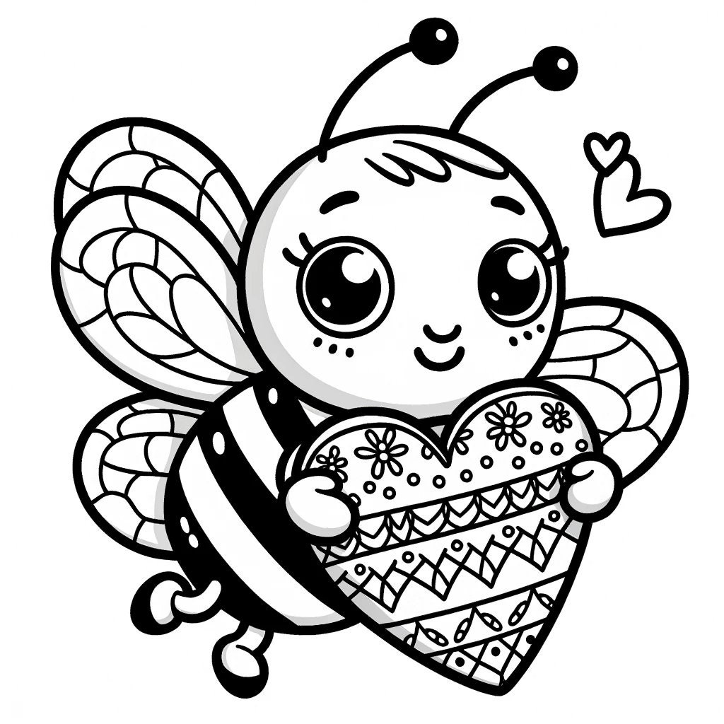 30 Valentines Day Coloring Pages, 30 Cute Love Coloring Pages, Cute ...