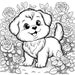 30 Valentine Dog Themed Coloring Pages, 30 Cute Love Coloring Pages ...
