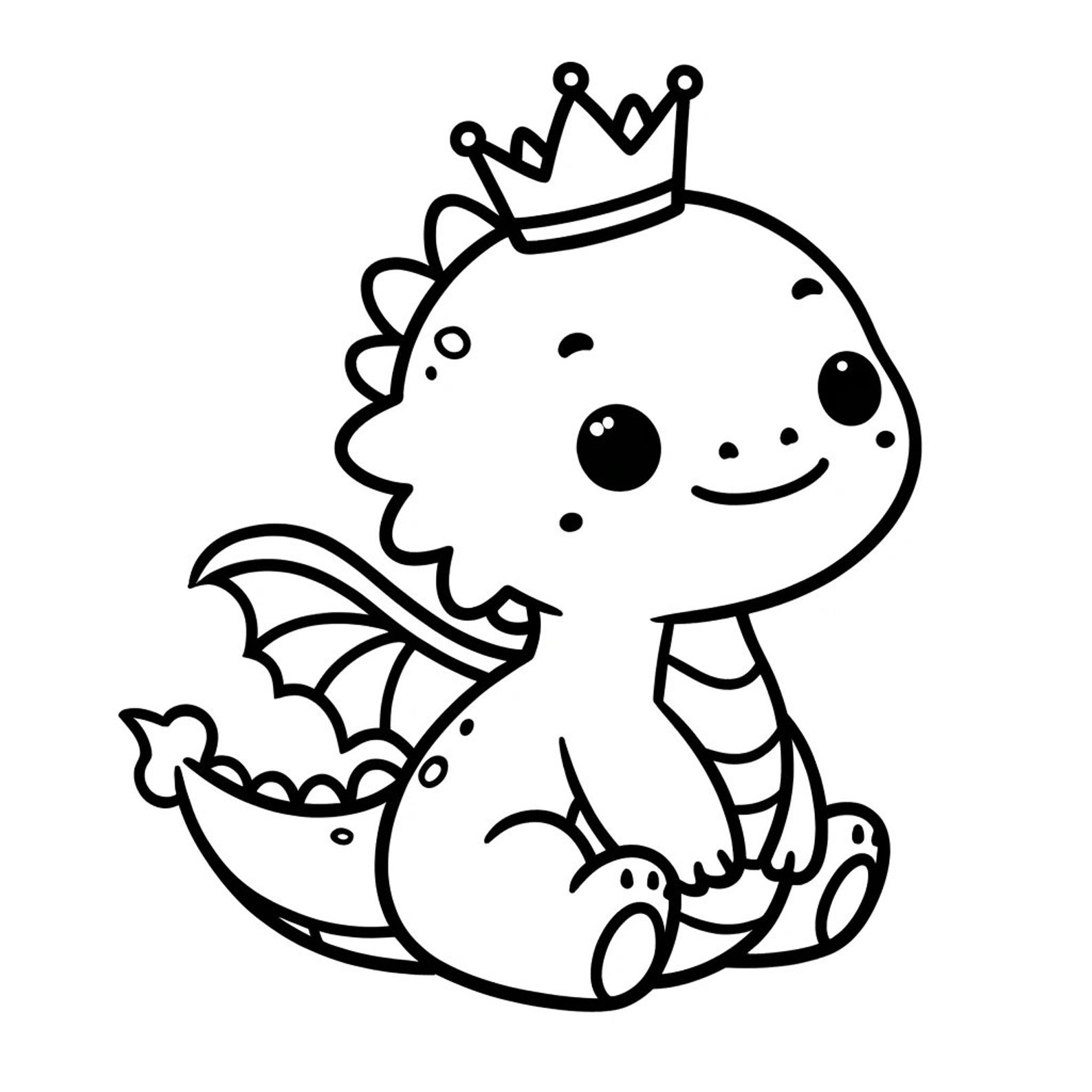 5 Baby Dragon Coloring Pages, Fantasy Dragon Coloring Pages, Cute Baby ...