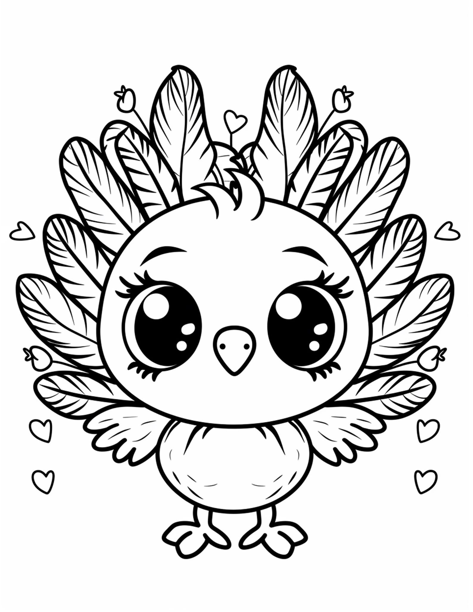 40 Thanksgiving Coloring, Thanksgiving Coloring Pack, Food Coloring ...