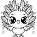 40 Thanksgiving Coloring, Thanksgiving Coloring Pack, Food Coloring ...