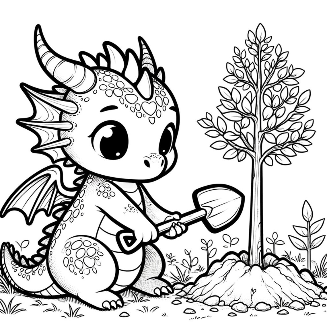 25 Baby Dragon Coloring Pages, Fantasy Dragon Coloring Pages, Cute Baby ...