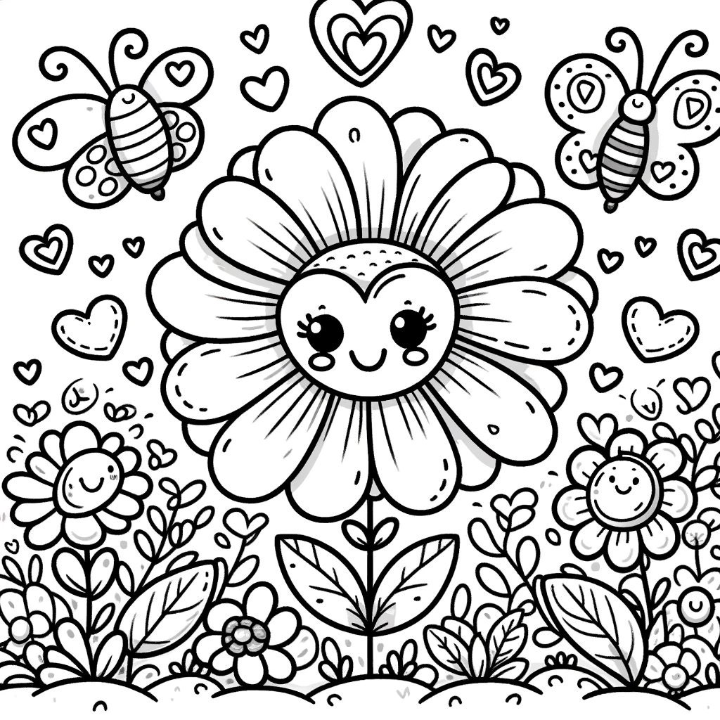 30 Valentines Day Coloring Pages, 30 Cute Love Coloring Pages, Cute ...