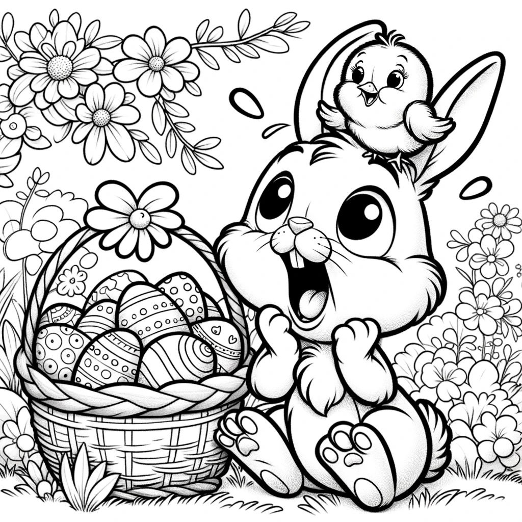 25 Best Easter Baskets Coloring Pages For Kids Updated 2018