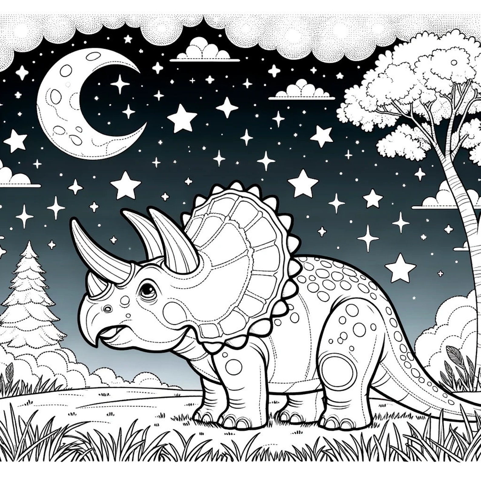 20 Dinosaur Coloring Pages, 20 Dino Packs, Cool Dinosaur Coloring Pack ...