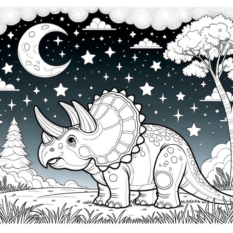 20 Dinosaur Coloring Pages, 20 Dino Packs, Cool Dinosaur Coloring Pack ...