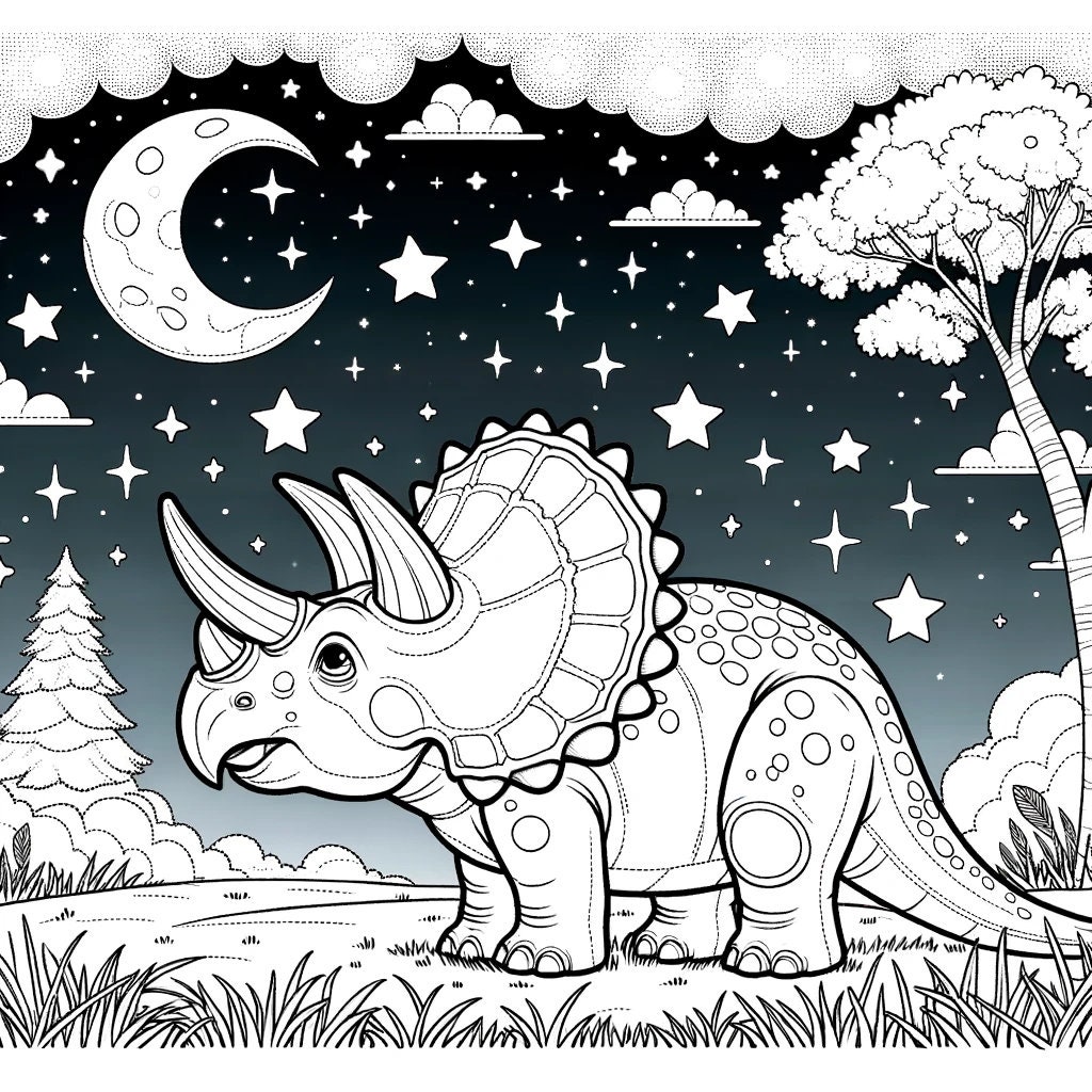 20 Dinosaur Coloring Pages, 20 Dino Packs, Cool Dinosaur Coloring Pack ...