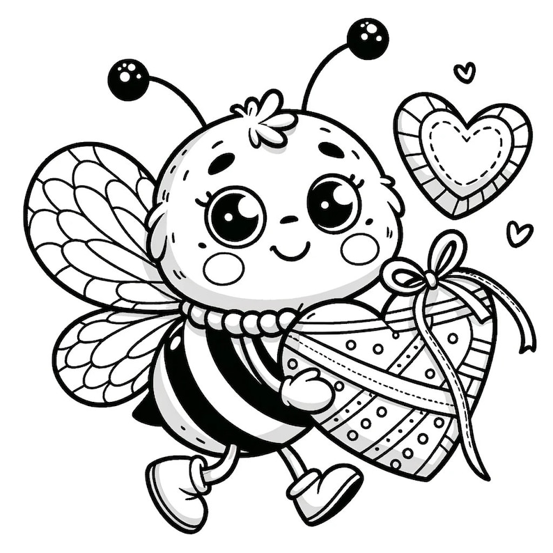 30 Valentines Day Coloring Pages, 30 Cute Love Coloring Pages, Cute ...