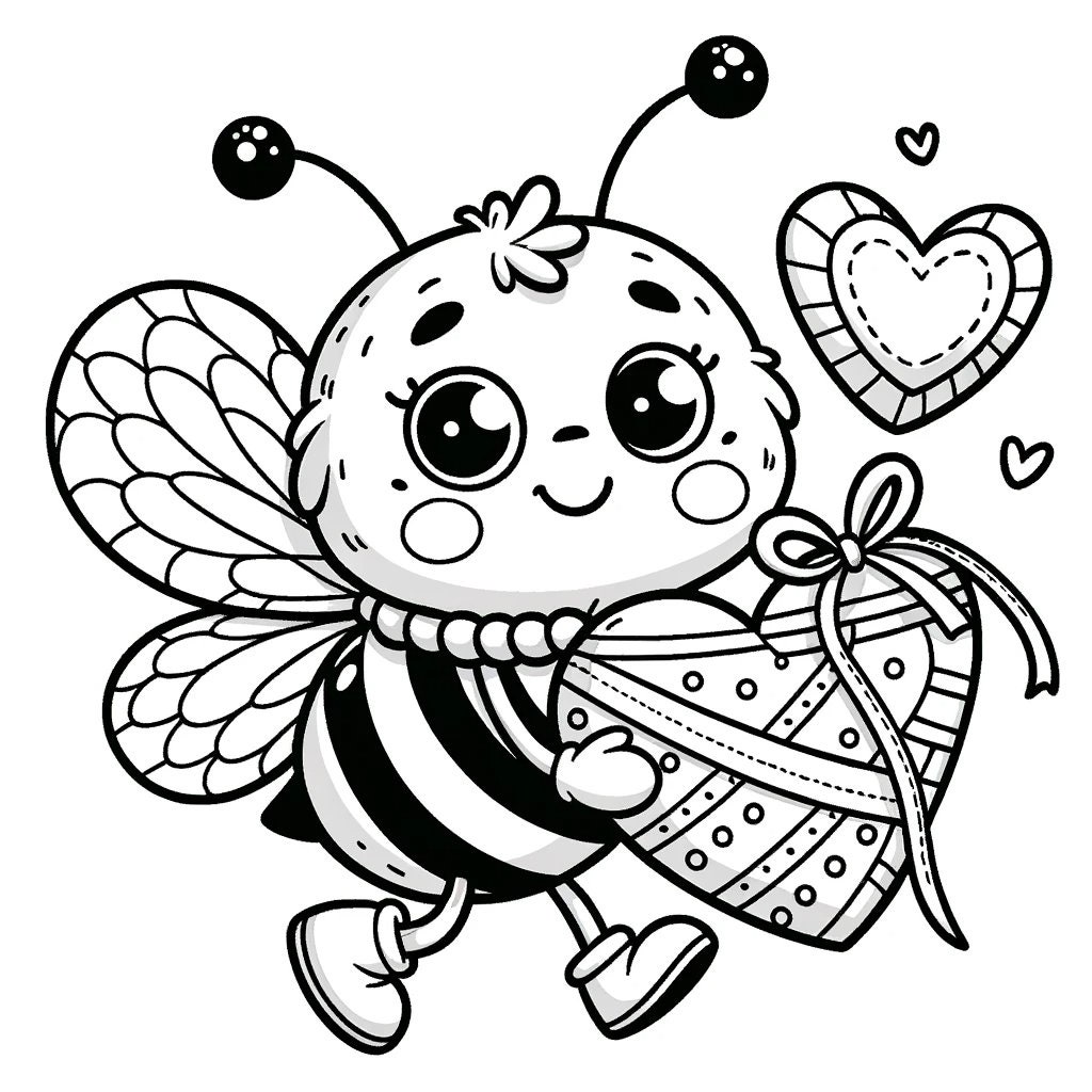 30 Valentines Day Coloring Pages, 30 Cute Love Coloring Pages, Cute ...