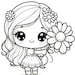 20 Cute Girl Coloring Pages, Cute Lady, Kids Coloring, Female Coloring ...