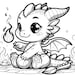 25 Baby Dragon Coloring Pages, Fantasy Dragon Coloring Pages, Cute Baby ...