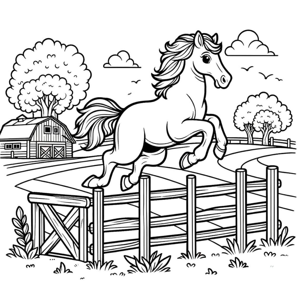 20 Horse Coloring Pages, Cute Horse Coloring Pages, Horse Coloring ...