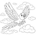 15 Parrot Coloring Pages, Cute Parrot Coloring, Parrot, Bird, Bird ...