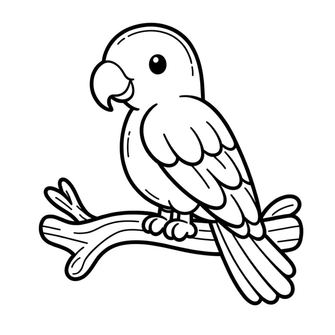 15 Parrot Coloring Pages, Cute Parrot Coloring, Parrot, Bird, Bird ...