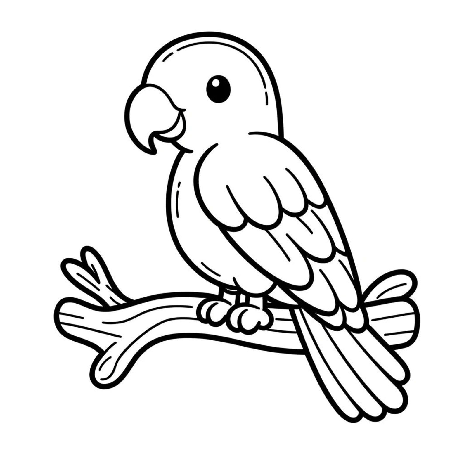 15 Parrot Coloring Pages, Cute Parrot Coloring, Parrot, Bird, Bird ...