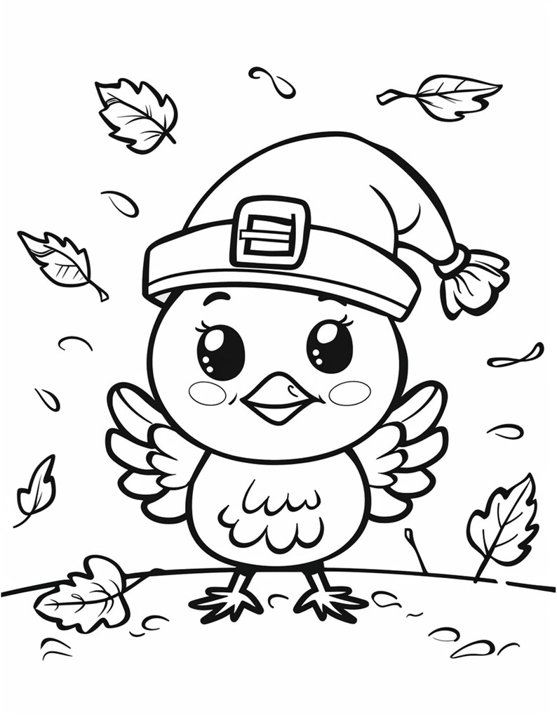 40 Thanksgiving Coloring, Thanksgiving Coloring Pack, Food Coloring ...