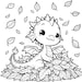 25 Baby Dragon Coloring Pages, Fantasy Dragon Coloring Pages, Cute Baby ...