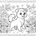 30 Valentine Dog Themed Coloring Pages, 30 Cute Love Coloring Pages ...