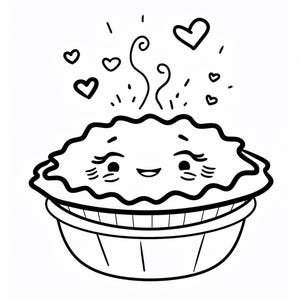 40 Thanksgiving Coloring, Thanksgiving Coloring Pack, Food Coloring ...