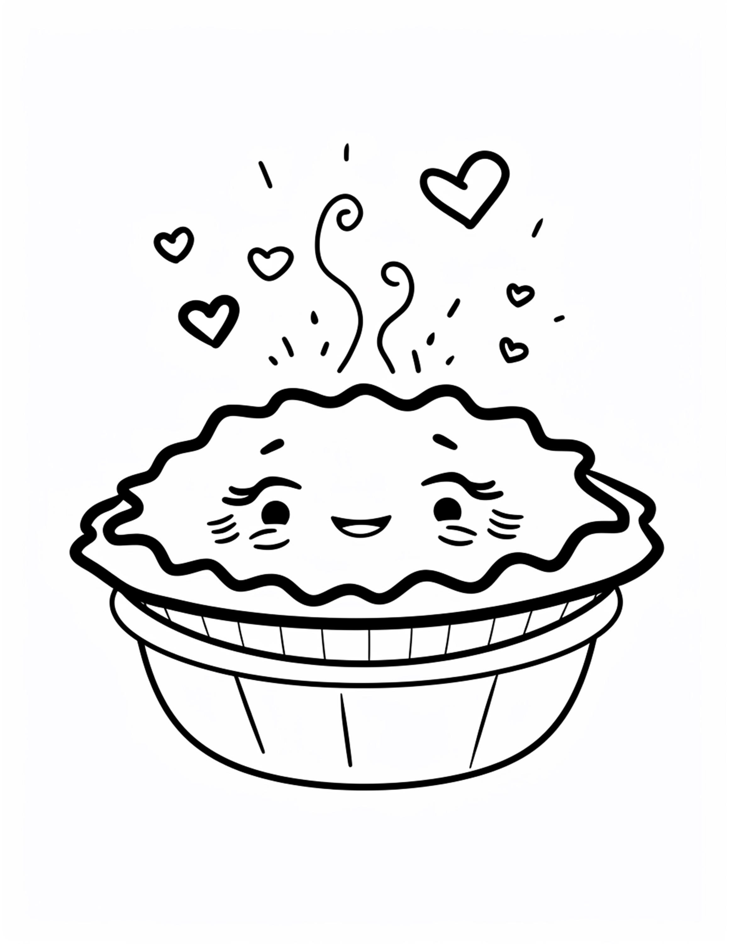 40 Thanksgiving Coloring, Thanksgiving Coloring Pack, Food Coloring ...