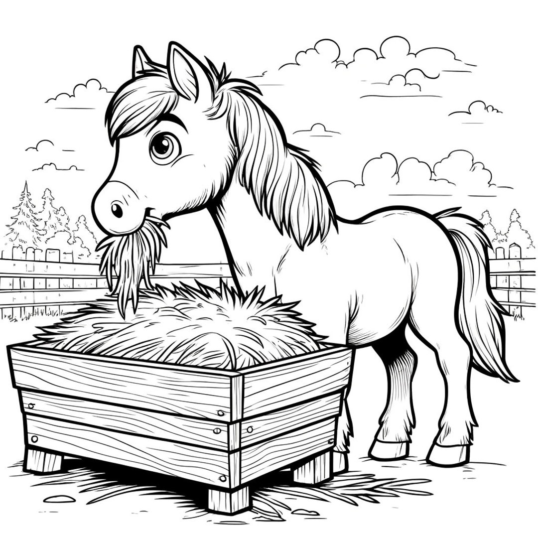 20 Horse Coloring Pages, Cute Horse Coloring Pages, Horse Coloring ...