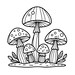 20 Blooming Mushroom Coloring Pages, Mushroom Coloring, Stress Relief ...