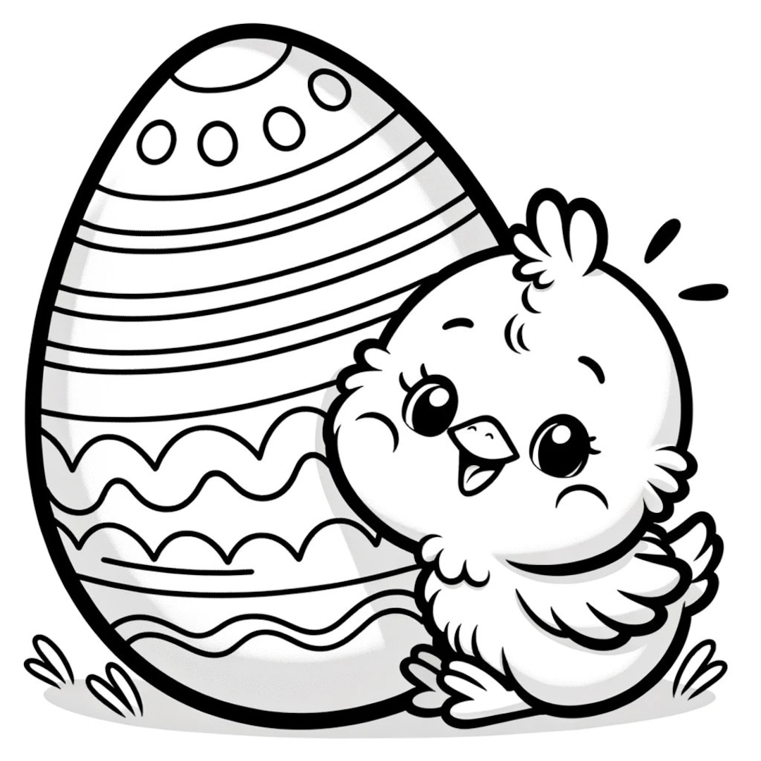 20 Easter Coloring Pages, Easter Coloring Bundle, Easter Bunny Coloring ...