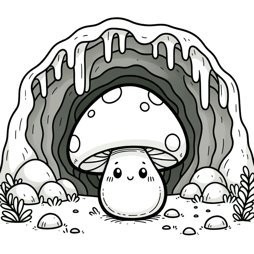 20 Blooming Mushroom Coloring Pages, Mushroom Coloring, Stress Relief ...