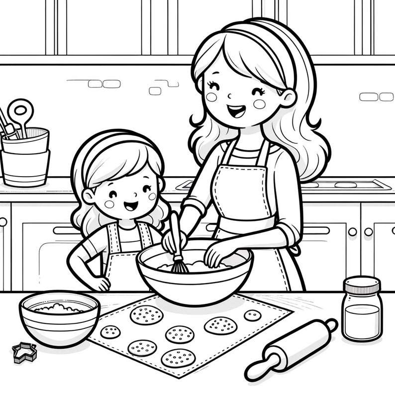 10 Mothers Day Coloring Pages, Mothers Day Gift, Happy Mothers Day ...