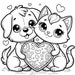 30 Valentines Day Coloring Pages, 30 Cute Love Coloring Pages, Cute ...