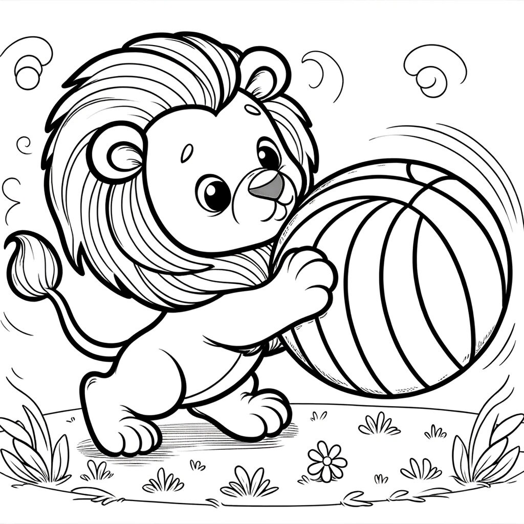 5 Lion Coloring Page, Adult Lion Coloring Page, Kids Lion Coloring Page ...