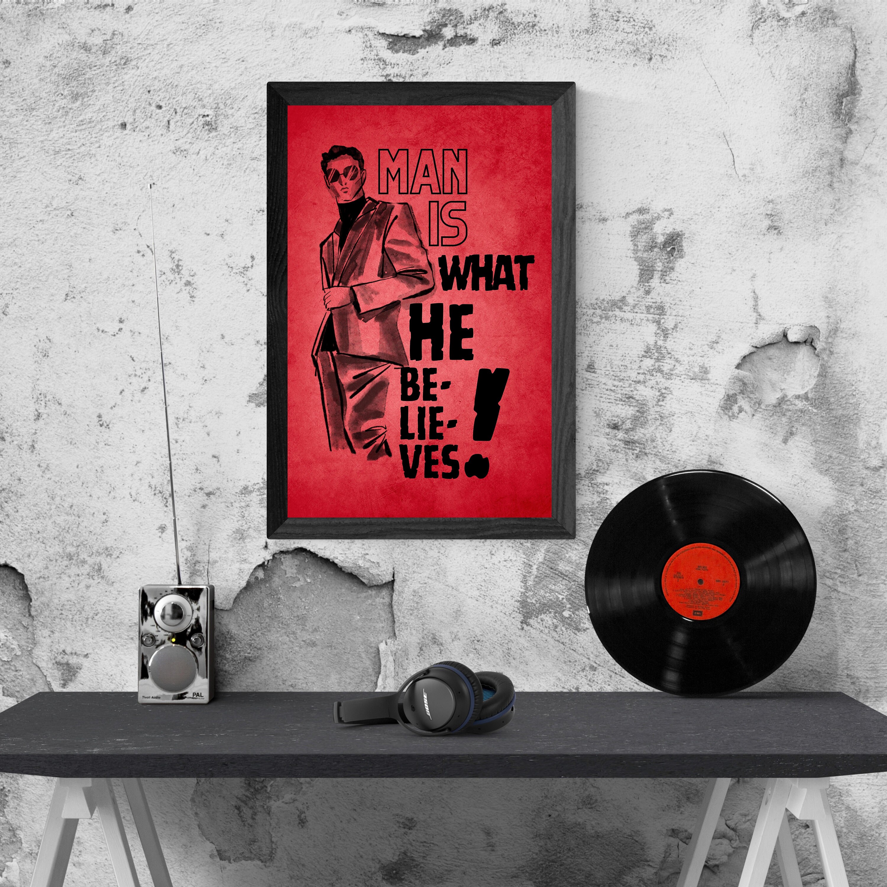 Vintage Quote Print Man Sketch Art Men Illustration Print - Etsy