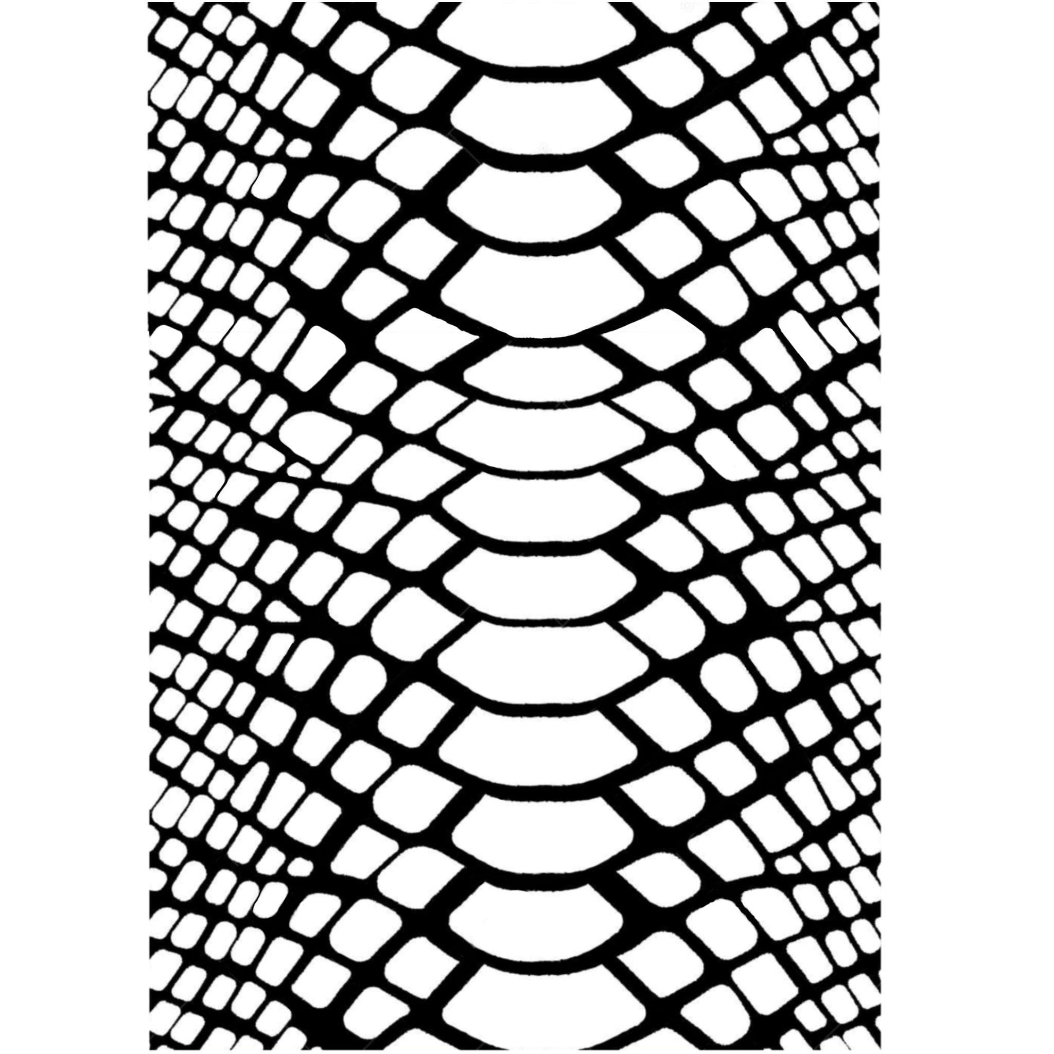 Snake Print Removable Vinyl Stencil - Etsy