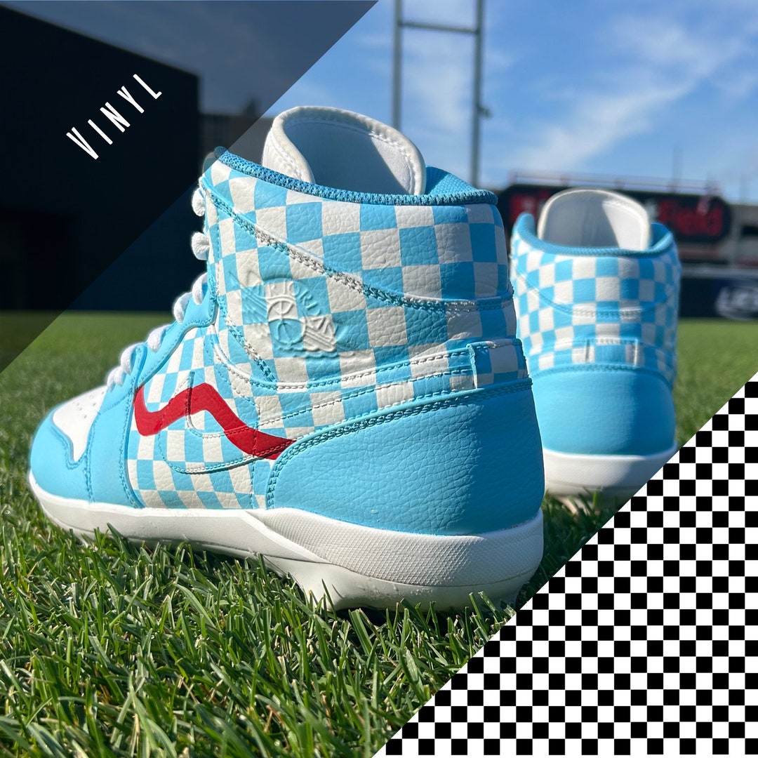 Checker Pattern Removable Vinyl Stencil - Etsy