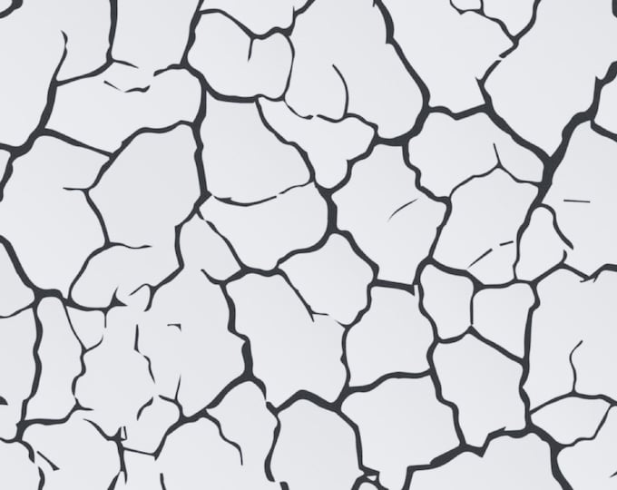 Cracked Pattern Removable Vinyl Stencil - Etsy